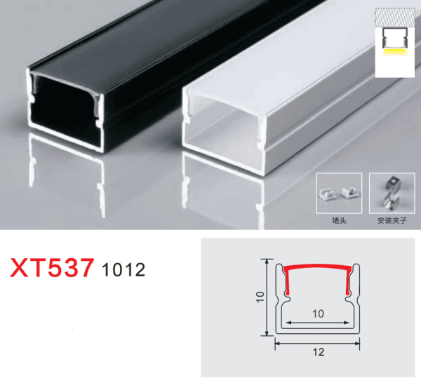 LED Aluminum Profiles for LED Strip Lights - Surface & Recessed